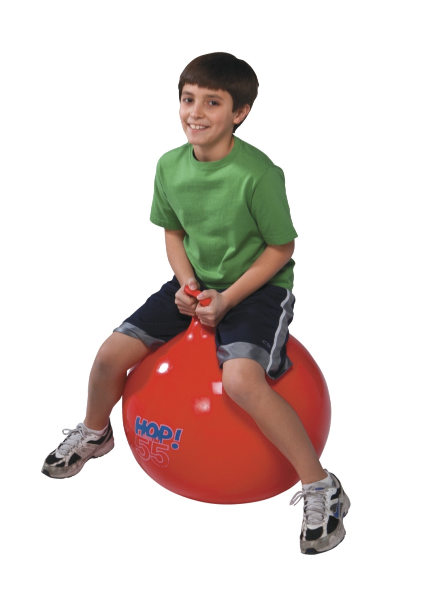 Gymnic Super Hop 55 Spring Ball, Red-ZX9SSPC20888_1